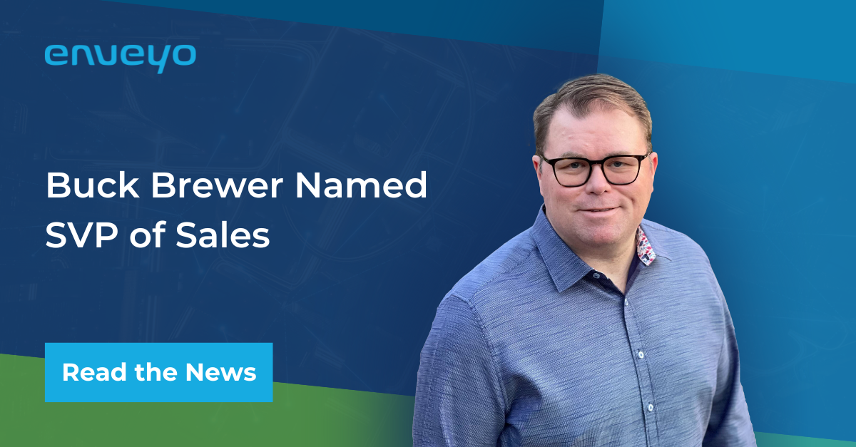 Buck Brewer Named Senior Vice President of Sales at Enveyo